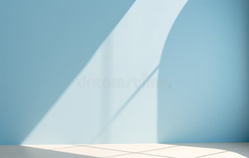 Sunlight Casting Soft Shadows on a Minimalist White Interior Wall ...