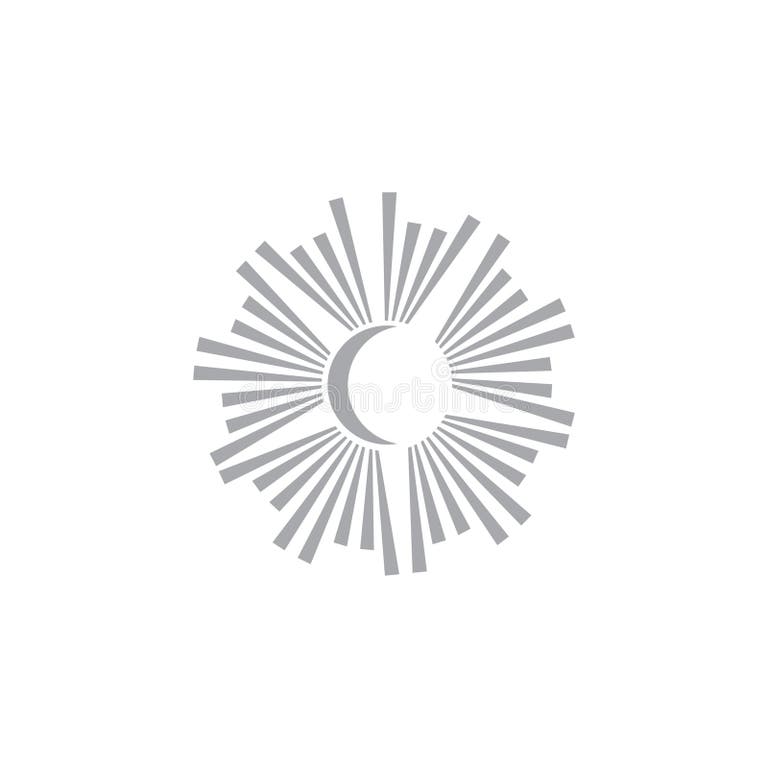 Sunlight Element Design Pattern Abstract Vector Illustration Stock ...