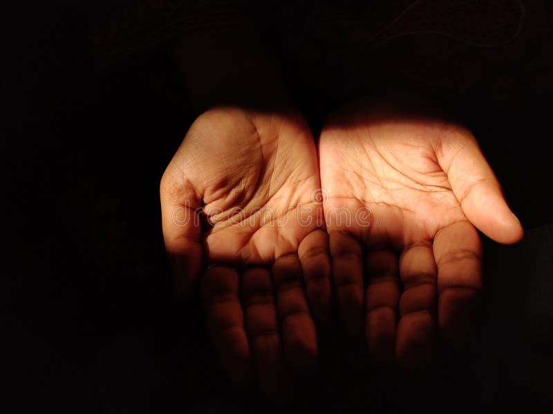 Sunlight Falling on Hands during Prayer Stock Photo - Image of falling ...