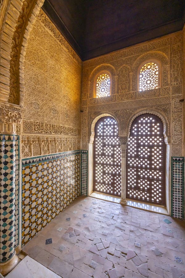 Sunlight Filtering through Alhambra S Intricate Windows Stock Image - Image of travel, windows ...