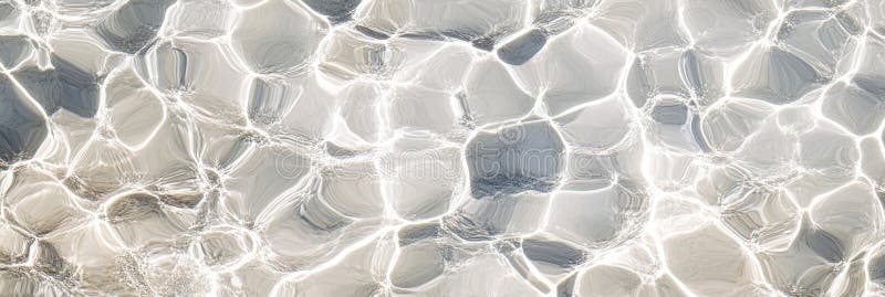 Sunlight Filtering through Clear Water Creating Patterns and ...