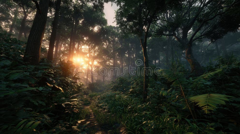 Dense Rainforest Trees Stock Illustrations – 17,425 Dense Rainforest ...