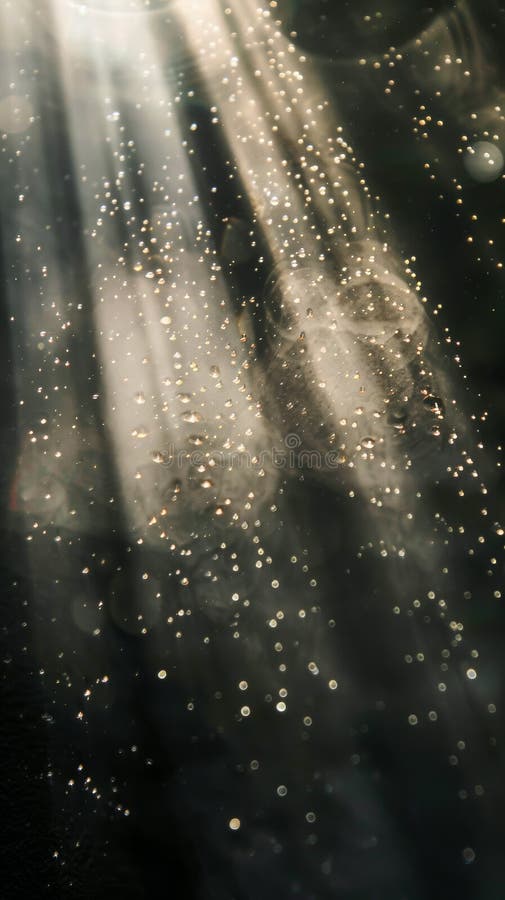Sunlight Filtering through Dust Particles in the Air Stock Image ...
