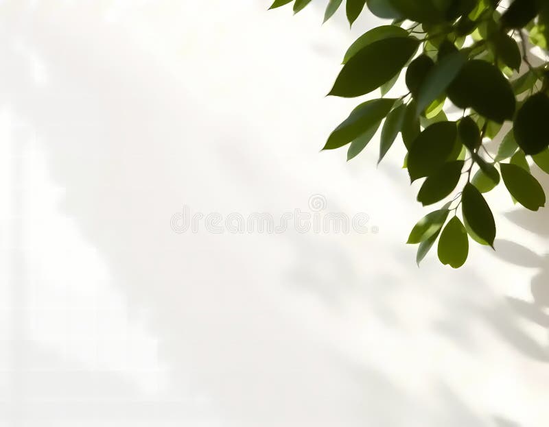 Sunlight Filtering through the Leaves, with Abstract Shadows on Clean ...