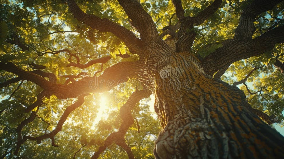 Sunlight Filtering through Tree Branches, Ideal for Nature Backgrounds ...