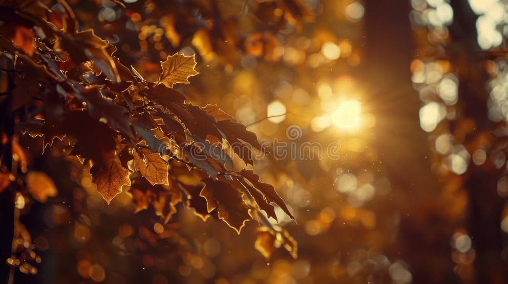 Sunlight Filtering through Tree Leaves Stock Photo - Image of tree ...