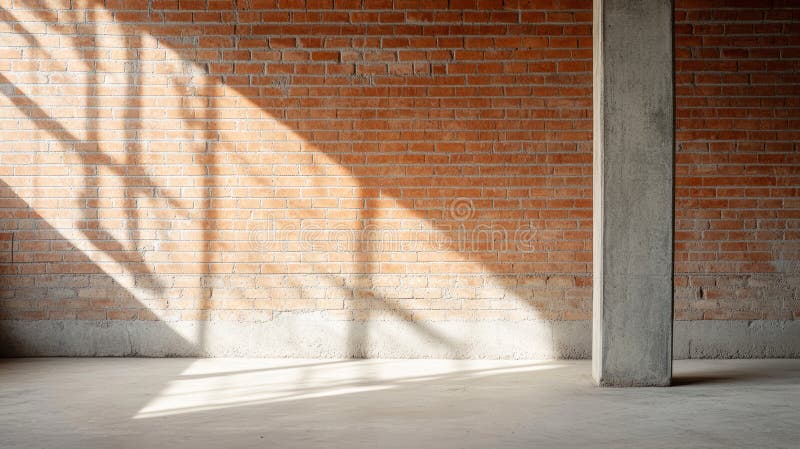 Sunlight Filtering through Window, Casting Stark Shadows on Weathered ...