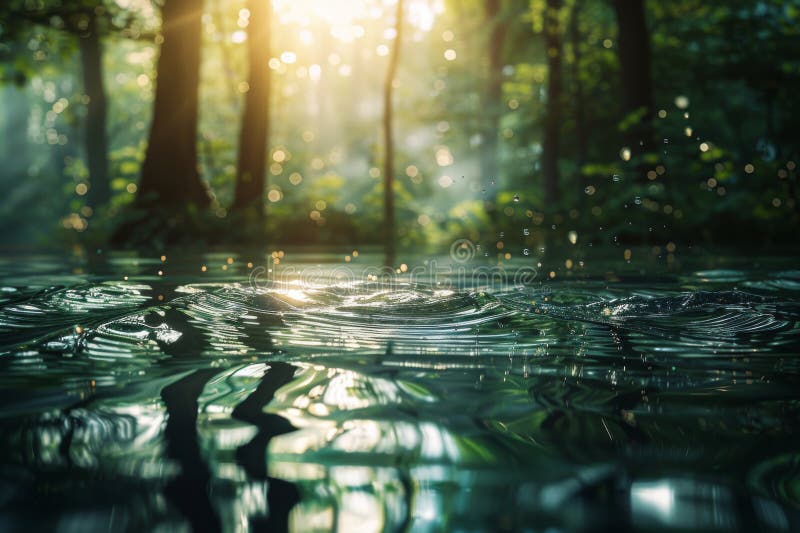 Dappled Water Patterns stock illustration. Illustration of dappled ...