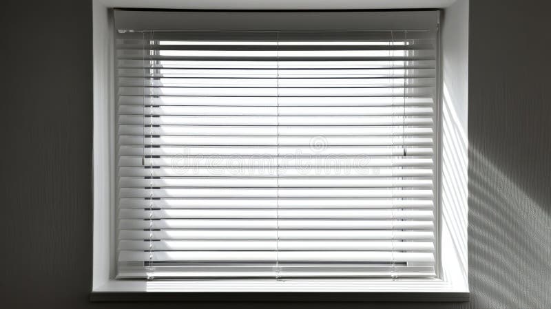 Window Blinds: Sunlight Streaming through, Creating a Play of Light and ...