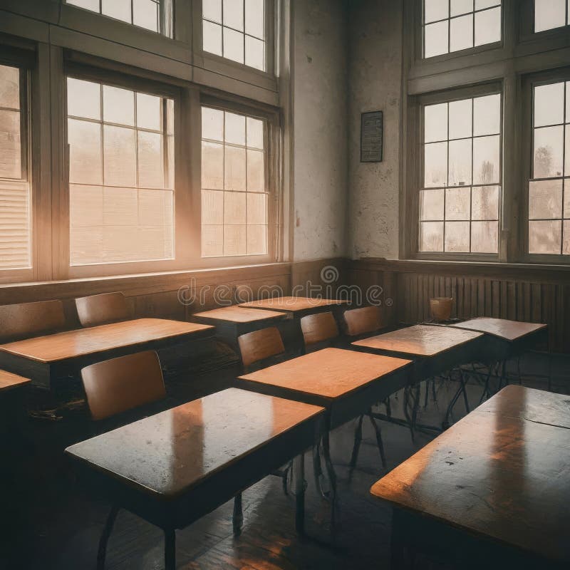 Quiet Study Hall editorial image. Illustration of table - 330942845