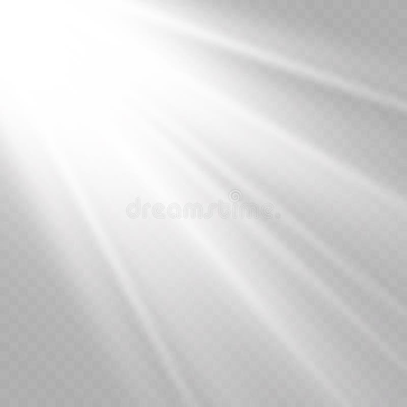 White Beam Lights Set of Different Shapes and Projections Gleaming in ...