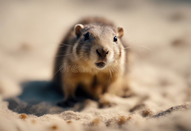 Sunlight Gopher Female Pattern Deformed Agitated Kaleidoscopic Standing ...