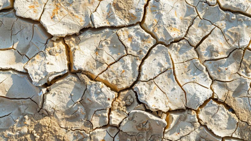 Effects of Drought from Cracked Earth To Smooth Sand Stock Illustration ...
