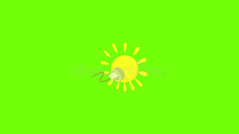 Sunlight icon animation stock footage. Video of sunburst - 217975324