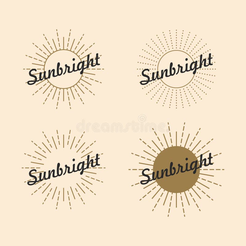 Sun Sunbright Stock Illustrations – 31 Sun Sunbright Stock ...