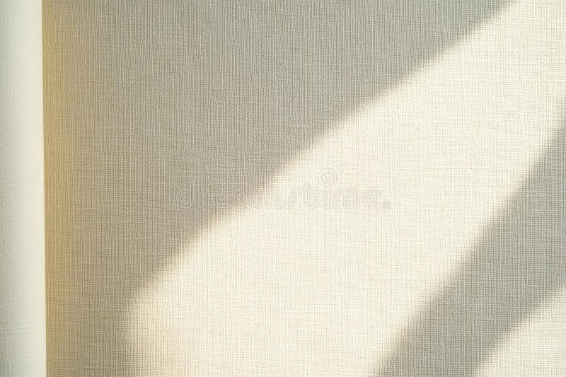 Sunlight Illuminates Textured Wall, Creating Shadows Stock Illustration ...