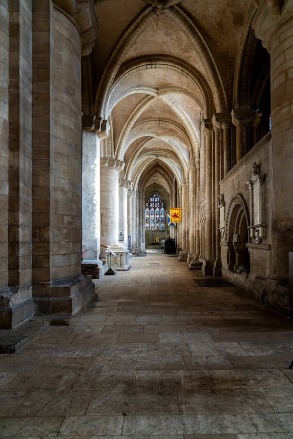 27-02-2025 Peterborough Sunlight Illuminating Aisle Inside Peterborough ...