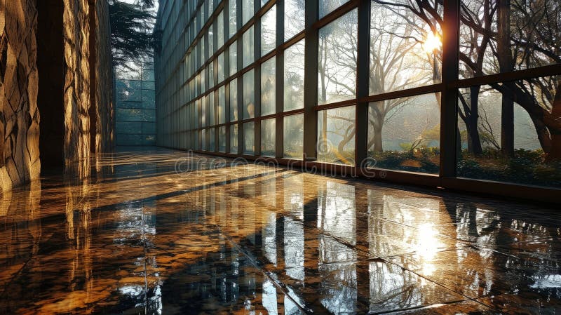 Sunlight Illuminating a Modern Urban Building Stock Image - Image of ...