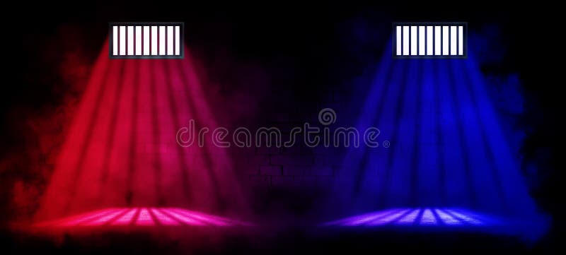 Sunlight Lighting through Window with Red and Blue Lighting Effect in ...