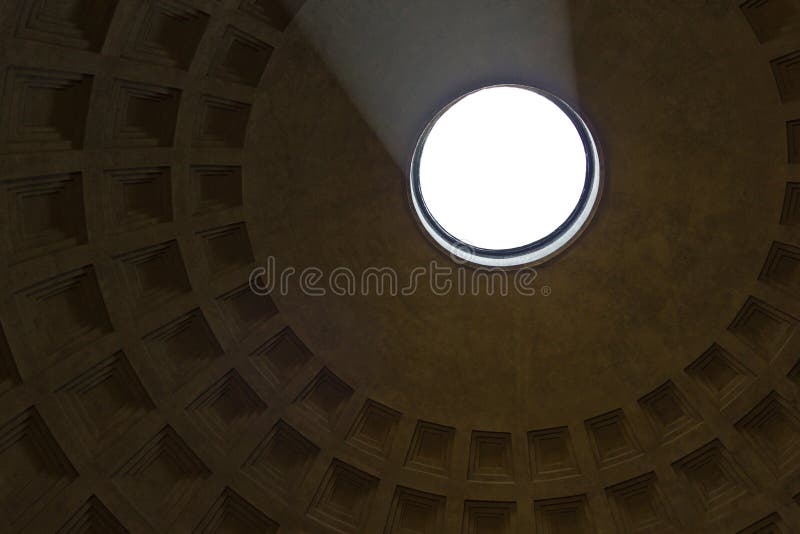 Sunlight in the Pantheon, Rome Stock Image - Image of skylight, culture ...