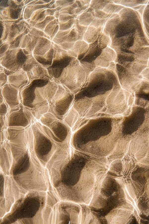 Sunlight Patterns Dancing on Sandy Ocean Floor - Natures Abstract Art ...