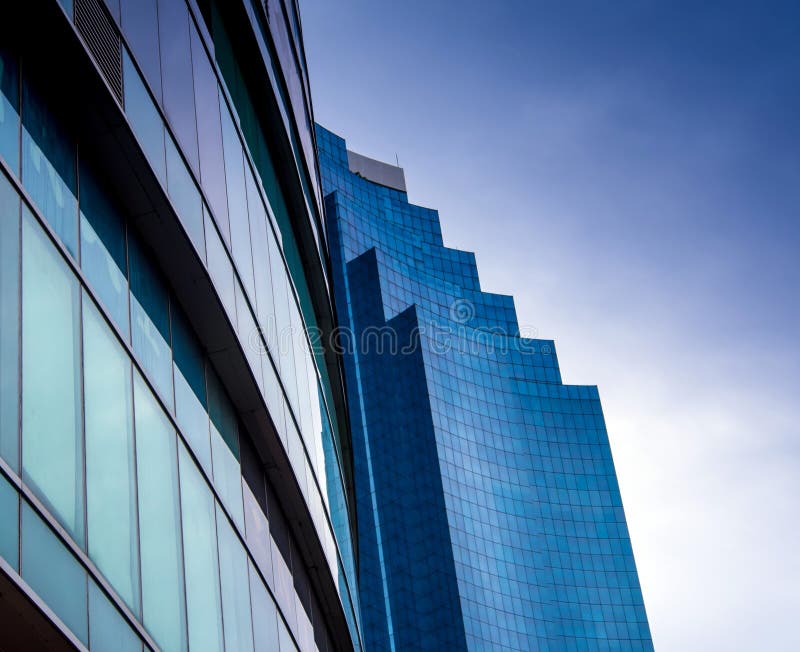 Sunlight Reflect on Modern Building Stock Photo - Image of reflection ...