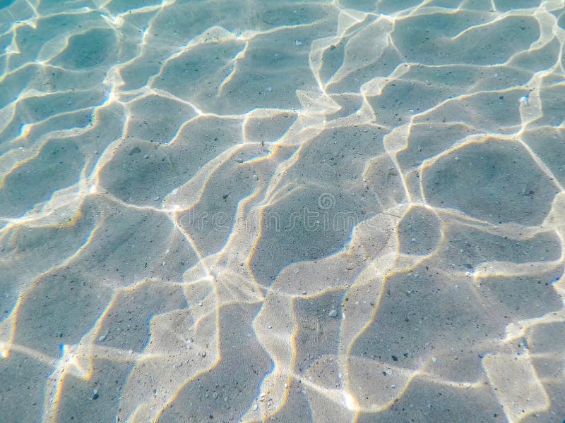 Sunlight Reflecting Underwater. Stock Image - Image of tropical ...