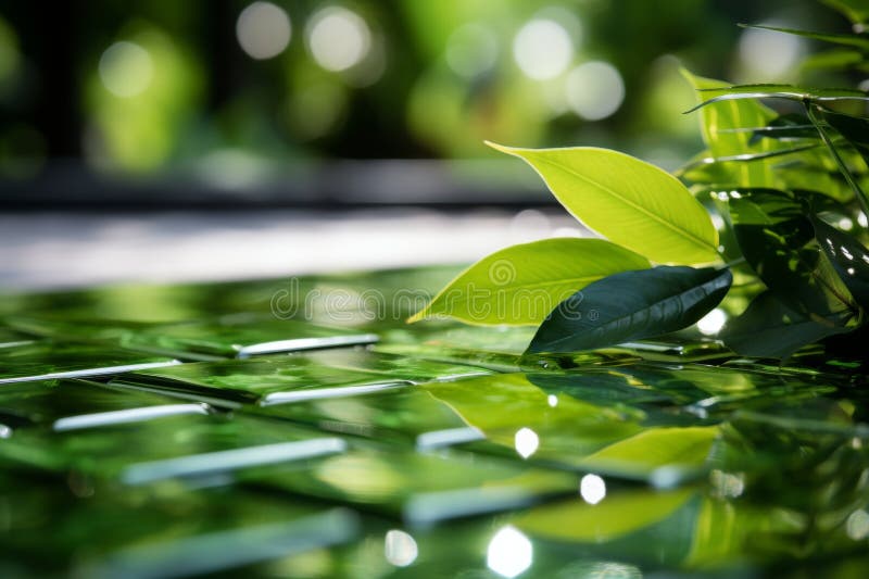 Sunlight Reflection on Modern Green Energy Technology Surfaces ...
