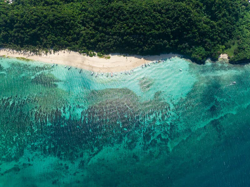 Puka Shell Beach in Boracay, Philippines. Stock Photo - Image of travel ...