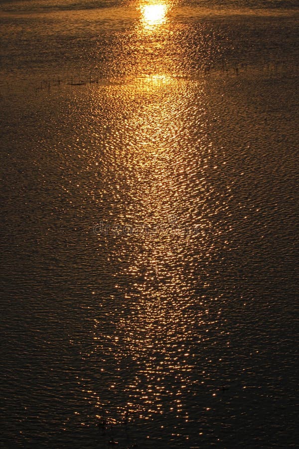 Sunlight Reflections in River Stock Image - Image of flood, trinity ...