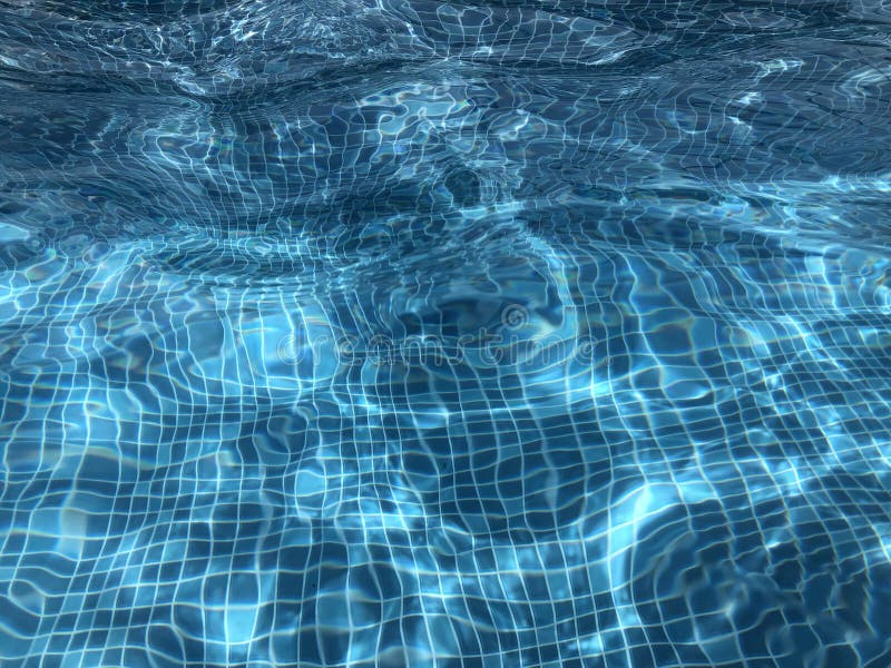 Sunlight Reflections Under Water in Swimming Pool Bottom Stock Image ...
