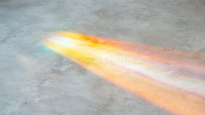 Sunlight Refracting through Concrete Stock Image - Image of striking ...