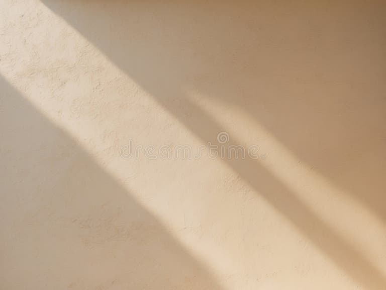Sunlight Shadow on Beige Wall Texture Background Stock Image - Image of ...