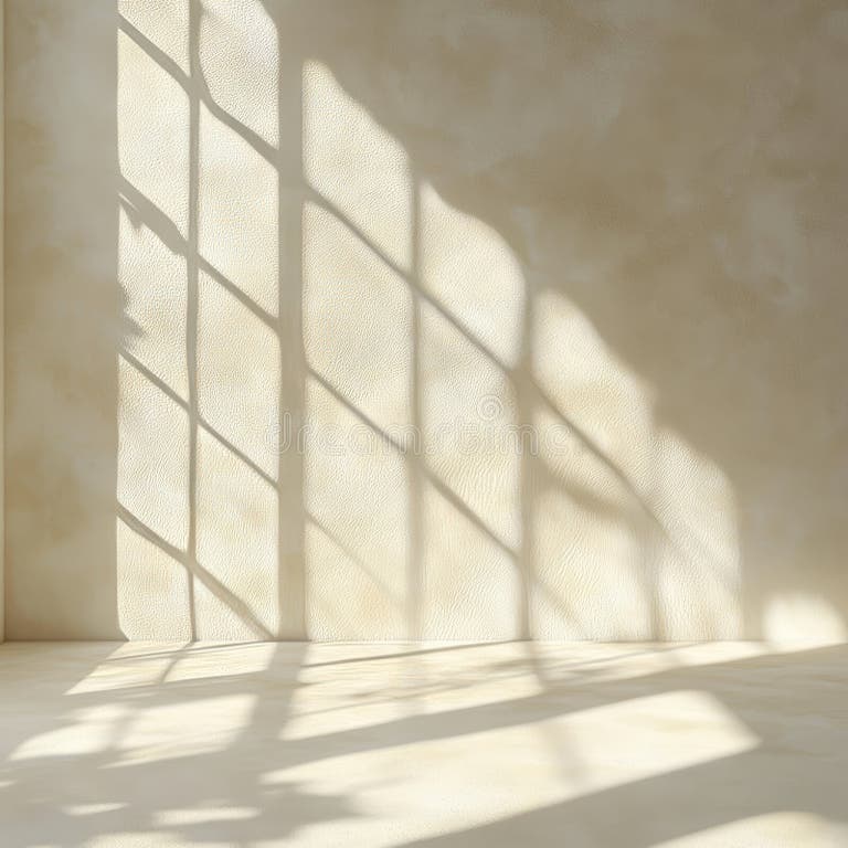 Sunlight and Shadow on the Grunge Wall. Vector Illustration Stock ...
