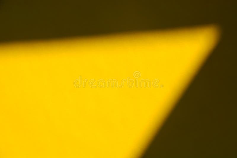 Sunlight and Shadow on Yellow Paper for Background Stock Image - Image ...
