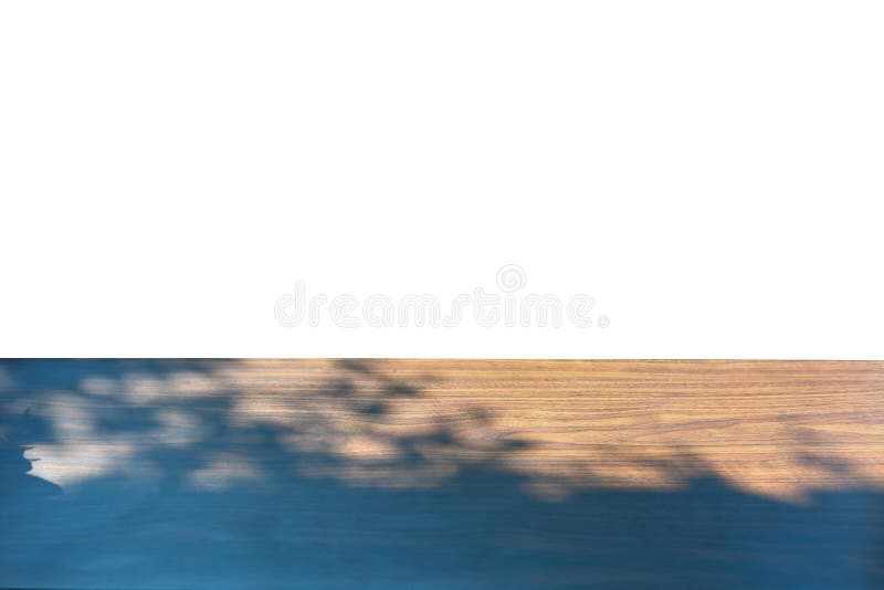 Sunlight Shine on Empty Wood Table with Shadow of Tree, Wooden Shelf ...