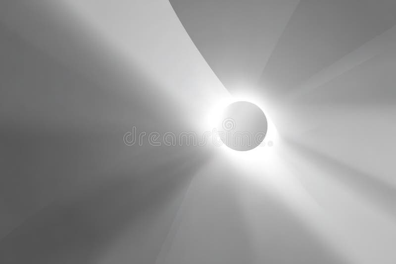 Sunlight Shines through a Circular Opening Creating Dynamic Light ...
