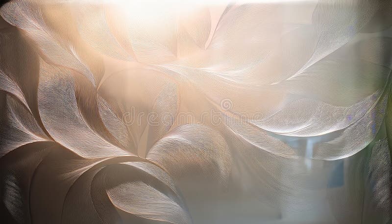 Sunlight Shining through Frosted Glass Window Creating Abstract Pattern ...