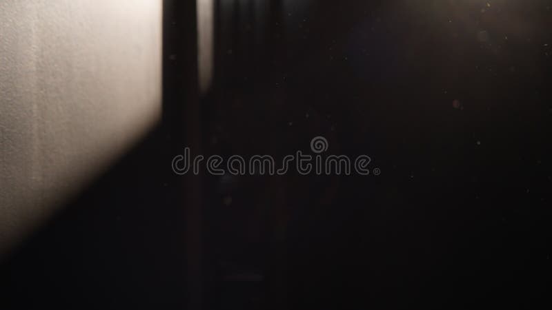 Sunlight Shining on the Wall with Floating Particles in the Air Stock ...