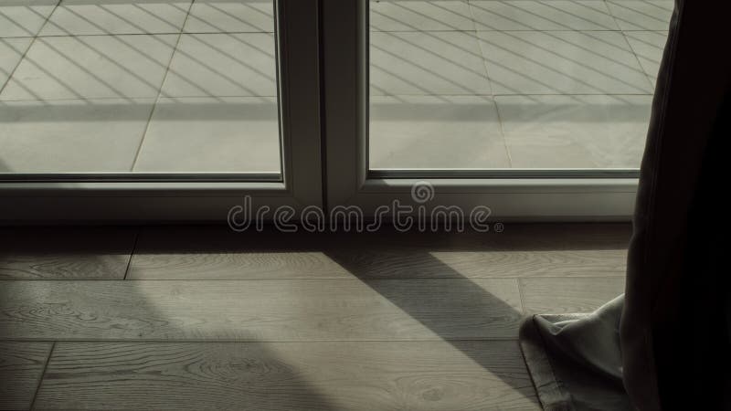 Sunlight Shining through a Window on To a Wooden Floor Stock Photo ...