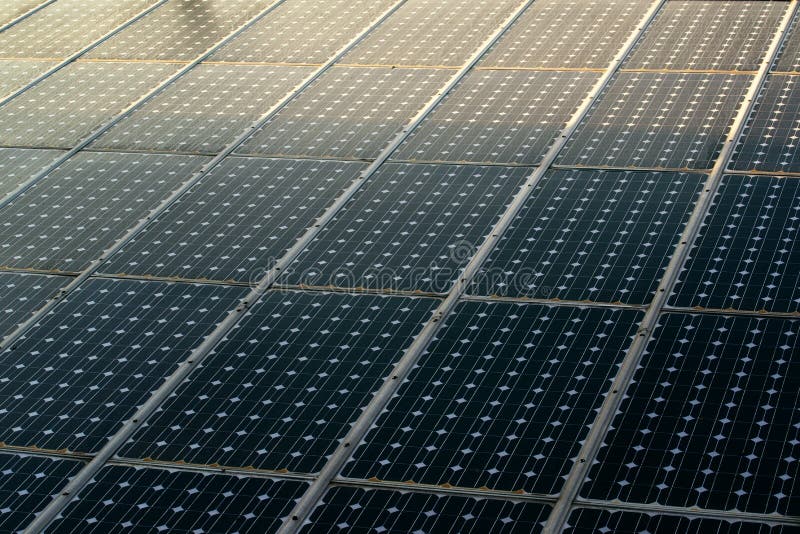 Sunlight on solar panels stock image. Image of generate - 77110577