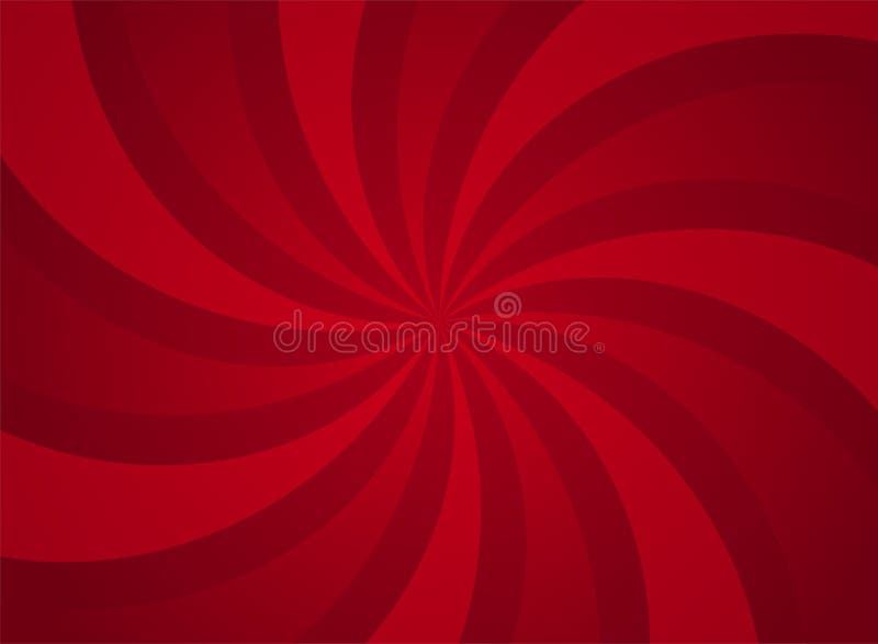 Sunlight Spiral Rays Background. Red Swirl Focus Background Stock ...