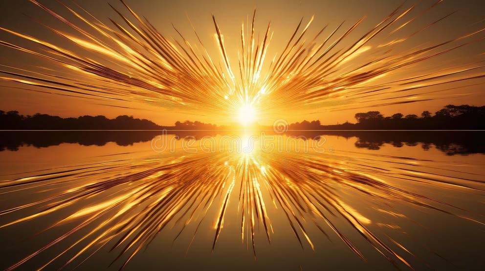 Sunlight starburst pattern stock illustration. Illustration of sunburst ...