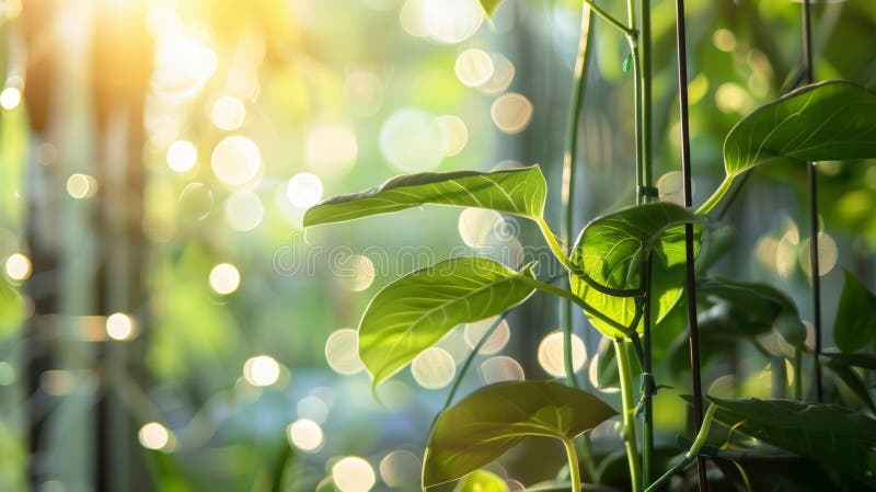 Sunlight Streaming through Smart Greenhouse Windows Complemented by ...