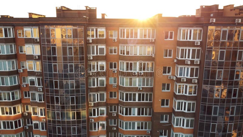 Sunlight Streaming into Tall Building through Windows, Illuminating ...