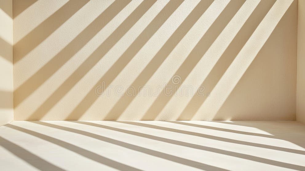 Sunlight Streaming through a Window, Casting Long Diagonal Stripes on ...