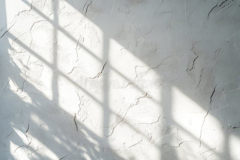 Sunlight Streaming through Window, Creating Abstract Geometric Shadows ...