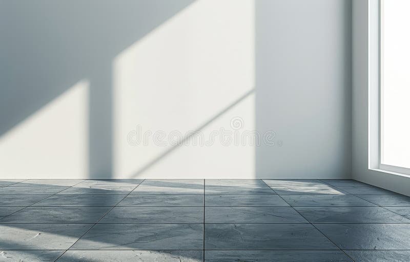 Sunlight Streaming through Window in a Modern Home Interior Stock Image ...