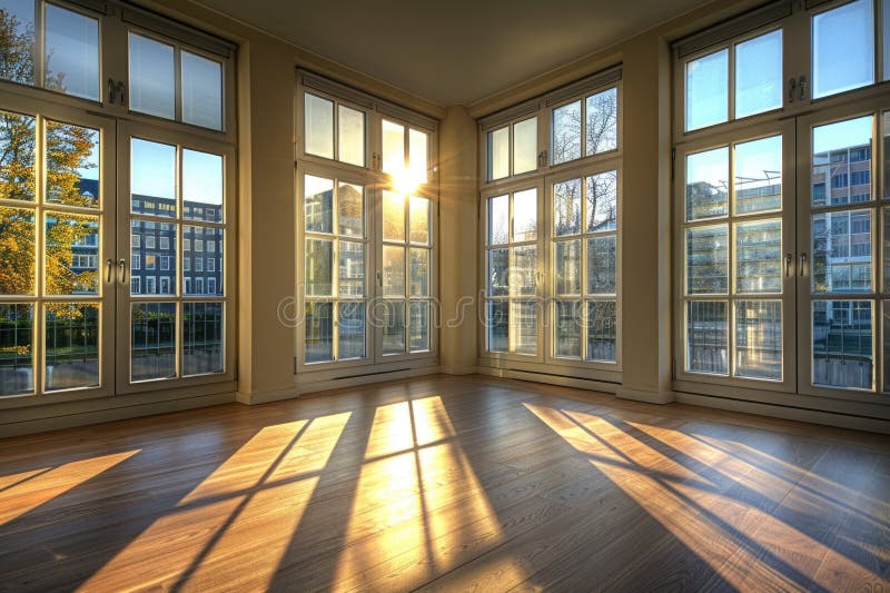 Sunlight Streaming through Windows, Perfect for Interior Design ...