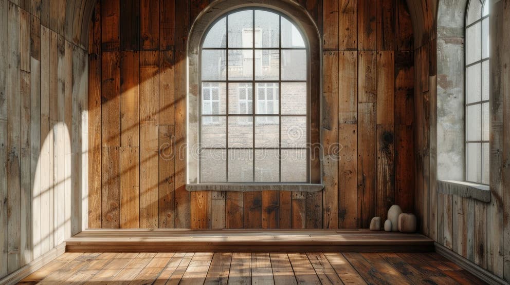 Architectural Elements, Sunlight Streams through the Arched Windows ...